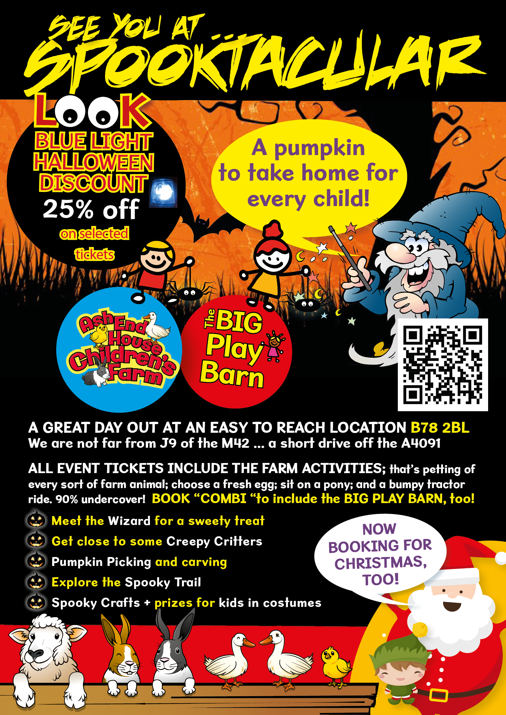 SPOOKTACULAR – The Children's Farm